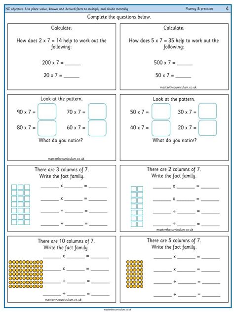 solve problems involving multiplying and adding integer scaling problems and harder