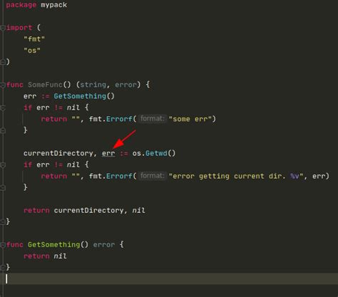 Go Err Underline In Goland Without Explanation Stack Overflow