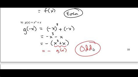 increasing and decreasing functions and even and odd functions youtube