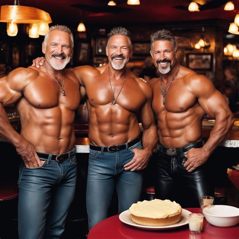 Three Muscular Sexy Gay Male Fit Caucasian Bodybuilers By Stefan2209 Playground