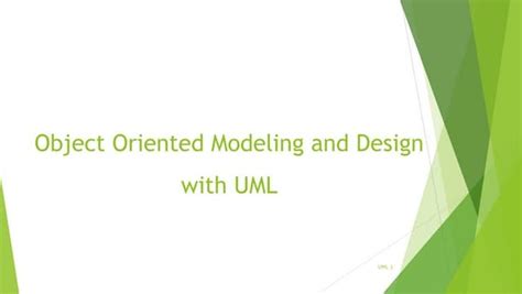 unified modeling language uml object oriented programming concepts and design patterns