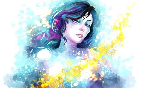 The Big Imageboard Tbib Bioshock Bioshock Infinite Blue Eyes Breasts Brown Hair Elizabeth