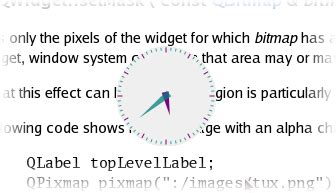Shaped Clock Example Qt For Python