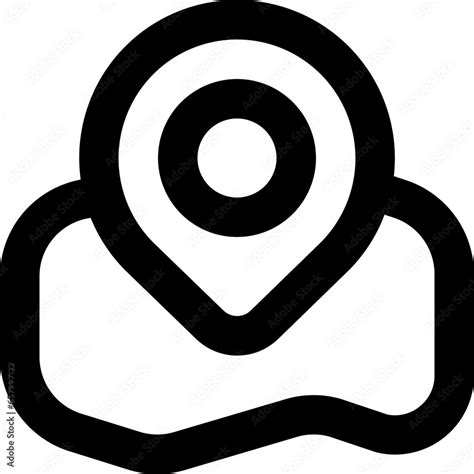 Location Symbol Pinpoint Emblem Map Location Icon Destination Marker