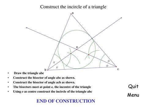 construction 1a construct a triangle asa ppt download