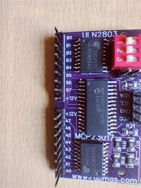 MCP23017 With 2 X ULN2803 I2C I O Extension Board Expander Arduino
