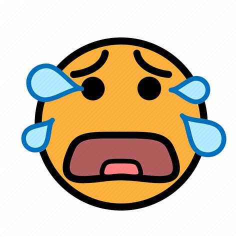 Crying Crying Loudly Smiley Icon Download On Iconfinder