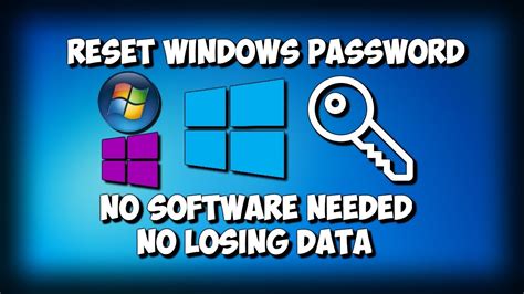 How To Reset Forgotten Windows 10 8 1 8 7 Password WITHOUT Any Software