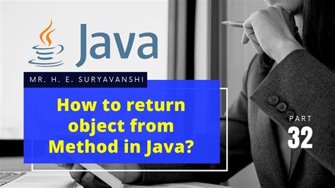How To Return Object From Method In Java 32 Java Programming