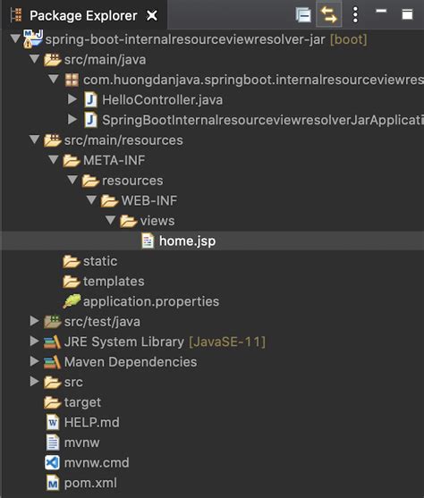 configure jsp views in internalresourceviewresolver with spring boot jar file huong dan java