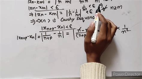 cauchy sequence definition and example youtube