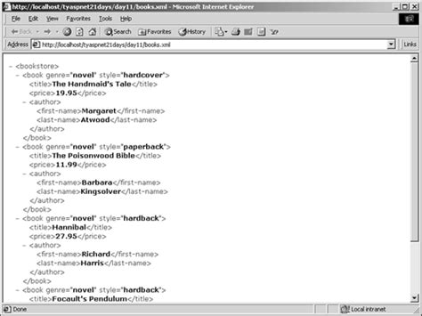 an introduction to xml sams teach yourself asp in 21 days 2nd edition