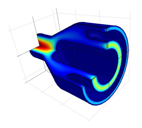 featool multiphysics non newtonian flow showcase models