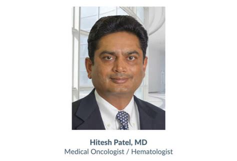 florida cancer specialists and research institute appoints hitesh patel md to executive board