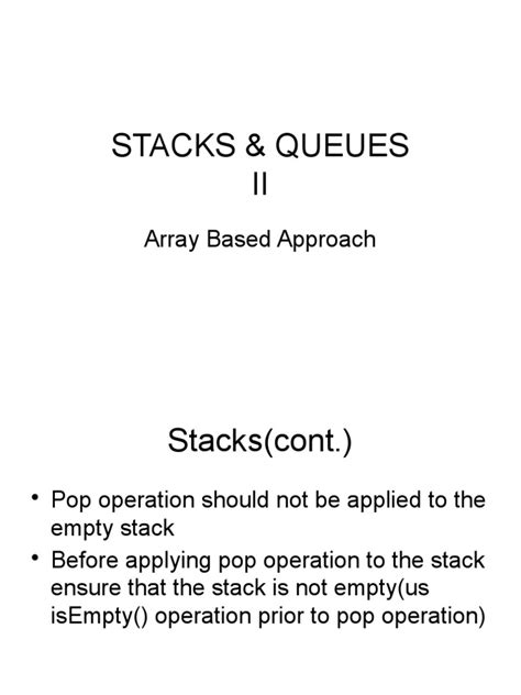 stacks and queues pdf queue abstract data type array data structure