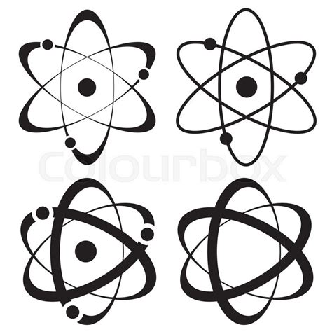Atom Symbol Vector At Vectorified Collection Of Atom Symbol