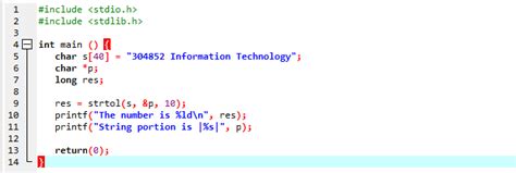 Convert String To Long In C