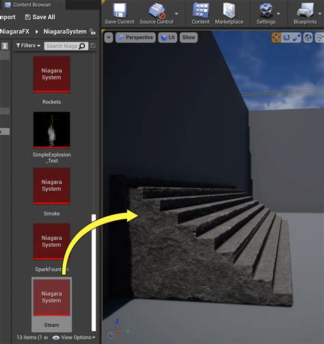 how to create a steam effect in niagara unreal engine 4 27 documentation