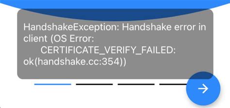 Handshake Error In Client OS Error CERTIFICATE VERIFY FAILED Unable