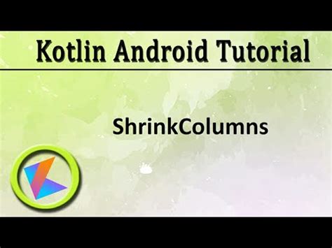 9 Kotlin Android Tutorial TableLayout Dynamically YouTube