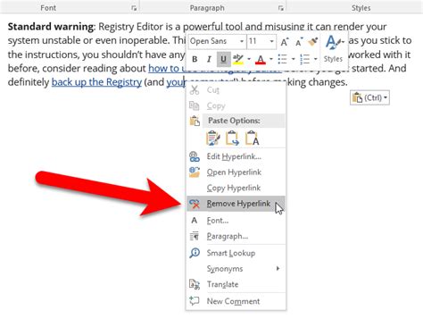 How To Remove Hyperlinks From A Microsoft Word Document Healthy Food