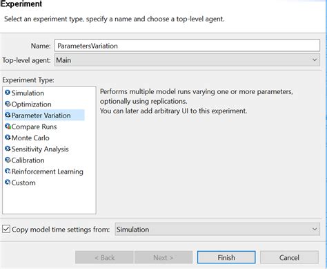 java anylogic automate multiple runs of a simulation model in anylogic stack overflow