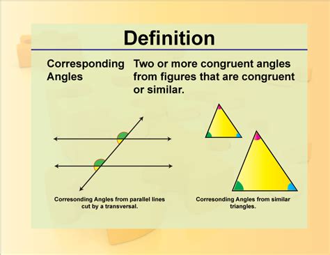 Definition Geometry Basics Corresponding Angles Media4Math