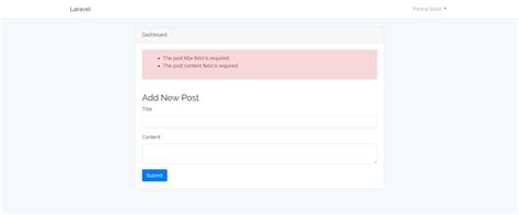 Laravel Form Validations Codebriefly