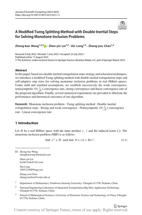 a modified tseng splitting method with double inertial steps for solving monotone inclusion problems