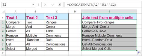 Ways To Combine Text In Excel Formulas Functions Power 59 OFF