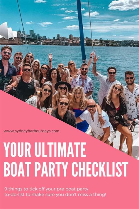 Essential Checklist For An Unforgettable Boat Party
