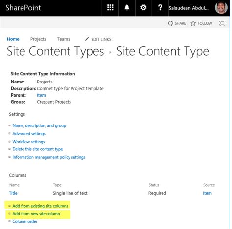 sharepoint online how to add a site column to content type using powershell sharepoint diary