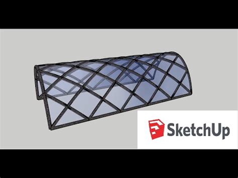 SketchUp Tutorial Frame And Skin Structure Sal YouTube