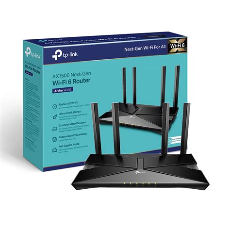 TP Link Archer AX10 AX1500 Wi Fi 6 Router Smart Secure Centre