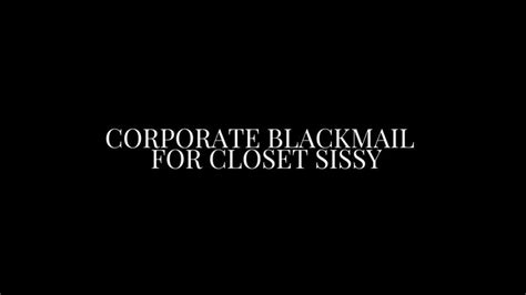 Corporate Blackmail For Closet Sissy POV PORNMEKA