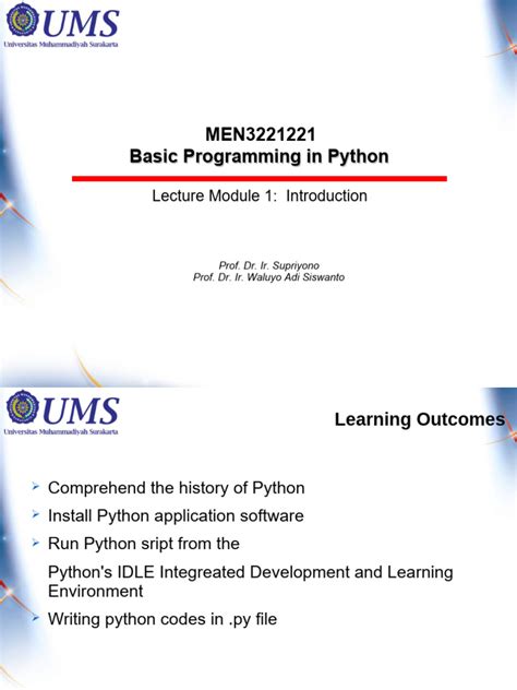 lecture module 1 introduction pdf python programming language computer programming