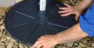 Sump Pump Weep Hole Guide Location Installation