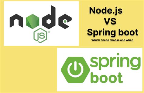 node js vs spring boot framework table of contents by mubashir ali medium