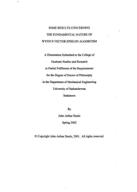 pdf some results concerning the fundamental nature of wynn s vector epsilon algorithm