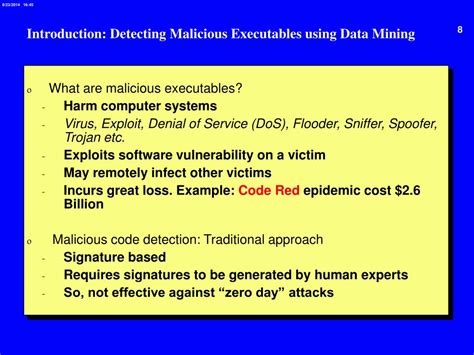 ppt malicious code detection and security applications powerpoint presentation id 3478658
