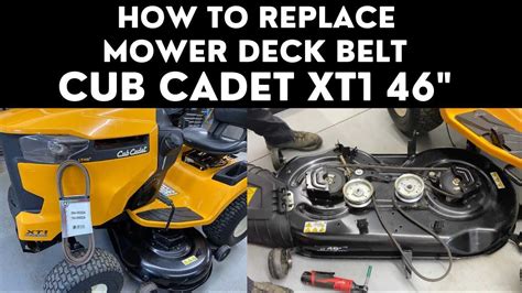 How To Replace The Belt On A Cub Cadet Lt Step By Step Diagram Guide