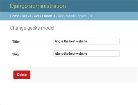 Overriding The Save Method Django Models GeeksforGeeks