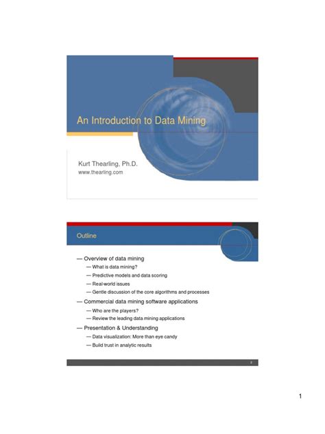 an introduction to data mining pdf