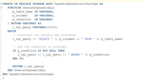 creating dynamic sql generator in oracle pl sql doyensys blog