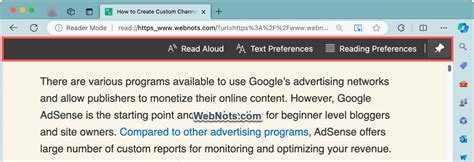 How To Use Immersive Reader Mode In Edge Browser WebNots