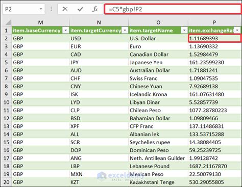 How To Convert Gbp To Usd In Excel 4 Suitable Methods