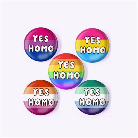 Pride Flag Ja Homo Pin Gay Pride Lgbtq Pins Etsy Schweiz