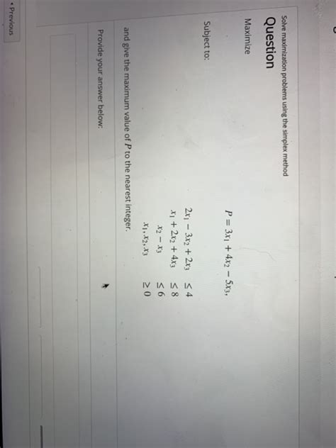solved solve maximization problems using the simplex method