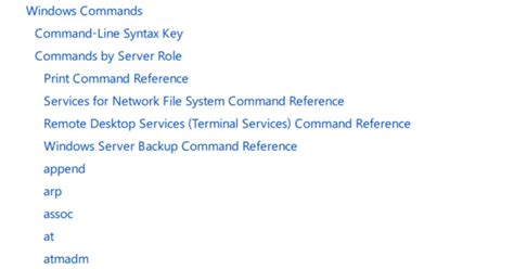 Baritone Commands List