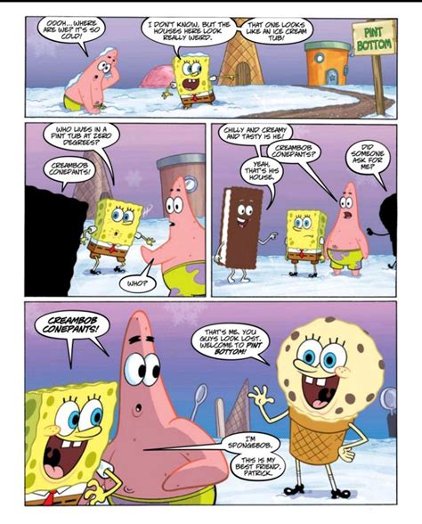 A Part Of A Spongebob Comic Spongebob Comics Spongebob Spongebob Funny